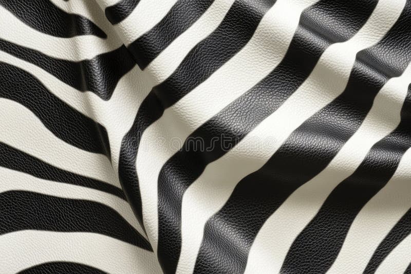 A Detailed View of a Zebra Print Fabric, Great for Textile Designs and ...