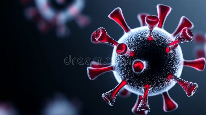 Detailed Virus Structure Close-up Stock Image - Image of viral ...