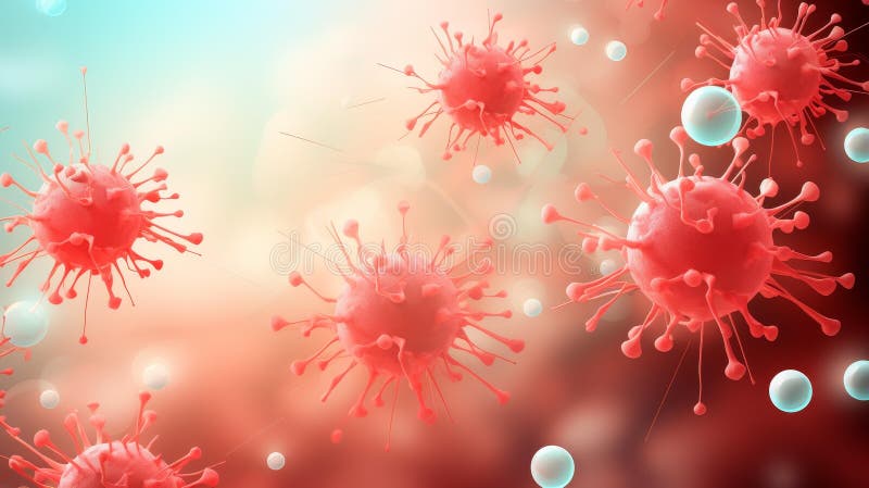 Detailed Virus Texture Design with Intricate Patterns in High ...