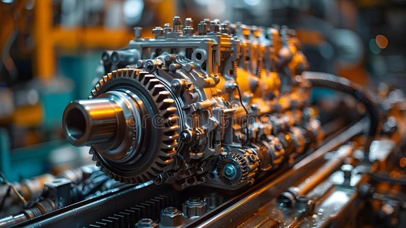 Detailed Visual Journey Disassembling Auto Engine Inspecting Gears ...