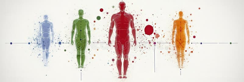 Detailed Visualization of Acupuncture Points on Human Body Anatomy with ...