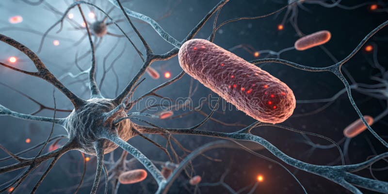 Detailed Visualization of Bacterial Interaction with Nerve Cells in a ...
