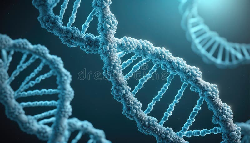 Detailed Visualization of DNA Structure with Intricate Double Helix ...