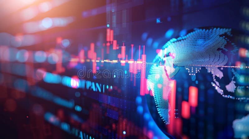 Detailed Visualization of Global Trade Analytics on Multiple Monitors ...