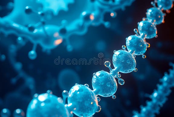 Detailed Visualization of Molecular Structure Highlighting Connected ...