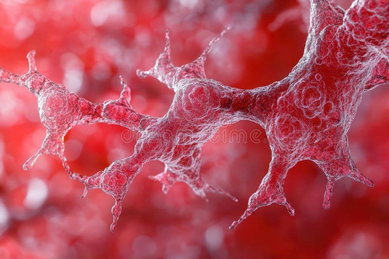 Detailed Visualization of Neuron Structure Stock Image - Image of ...