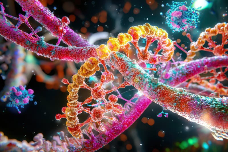 Ribosomal Subunits Stock Illustrations – 7 Ribosomal Subunits Stock ...