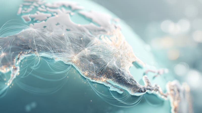 Global Connectivity Illustrated through a Digital Representation of ...