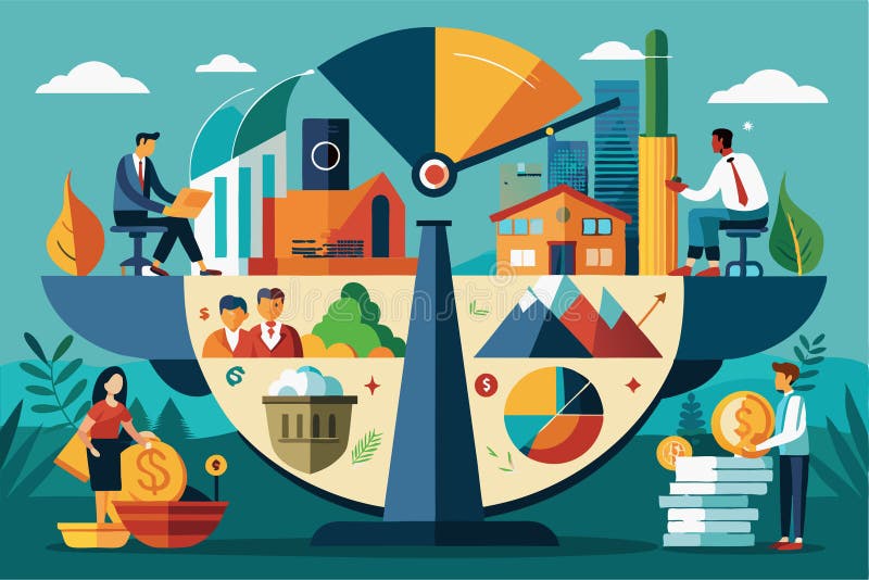 A Detailed Visualization Showing Financial Pressure and Inequality ...