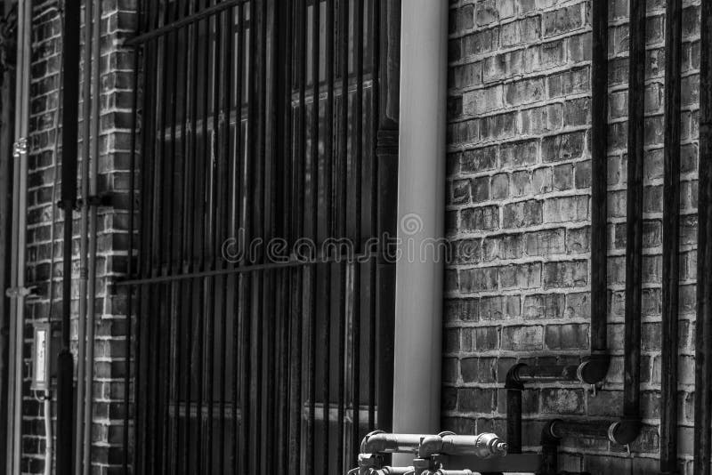 Detailed Wall stock image. Image of security, metal, black - 95091531