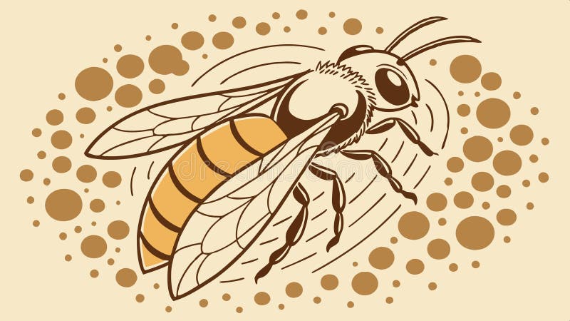 Detailed Wasp Design Element for Insect and Biological Themes Vector ...