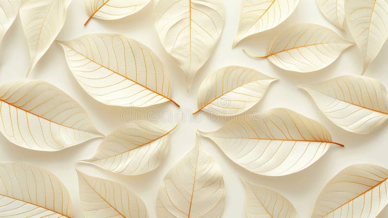 Detailed White Leaf Skeleton Texture for Sophisticated and Versatile ...