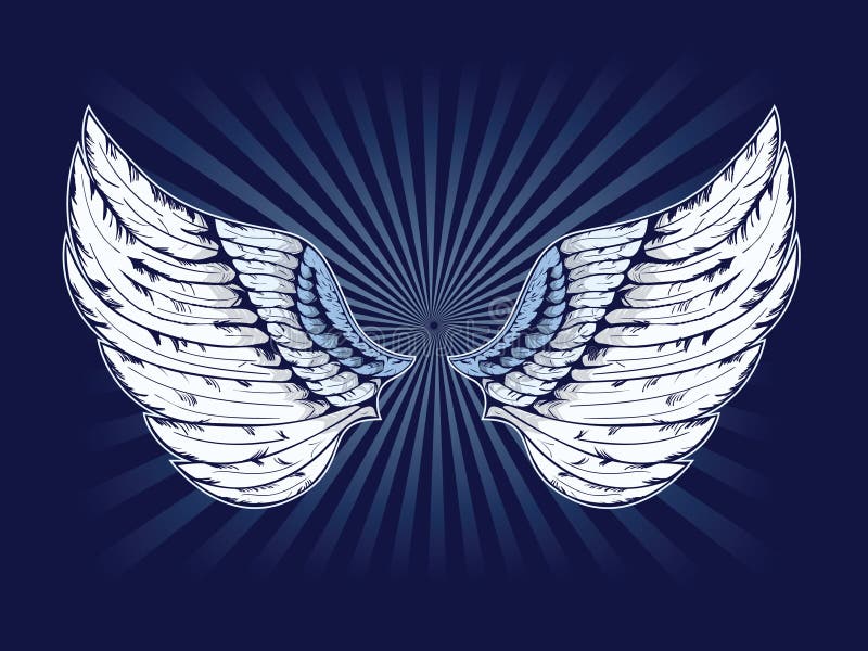 Angel Wings/eps stock vector. Illustration of christian - 1221807