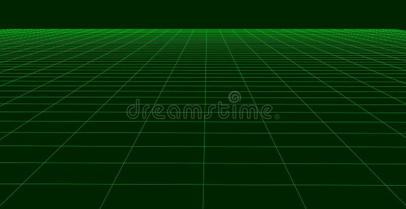Detailed Wireframe Landscape. Modern Abstract Mesh. High Quality ...