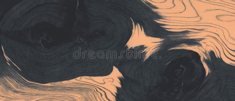 Detailed Wood Grain Texture Showcasing Cross-hatching and Tonal ...