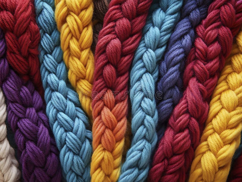 Detailed Wool Yarn Surface with Fuzzy Knitting Pattern. Stock Photo ...