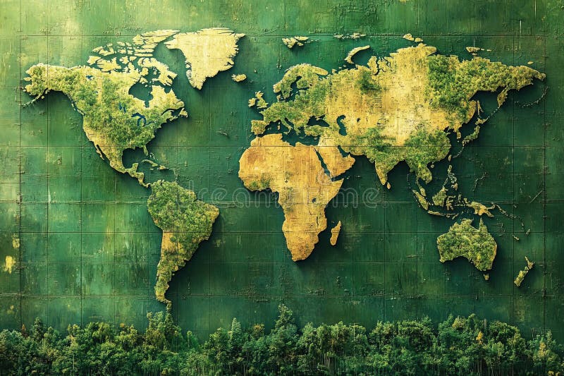 A Detailed World Map Background, Educational and Geographical, Design ...