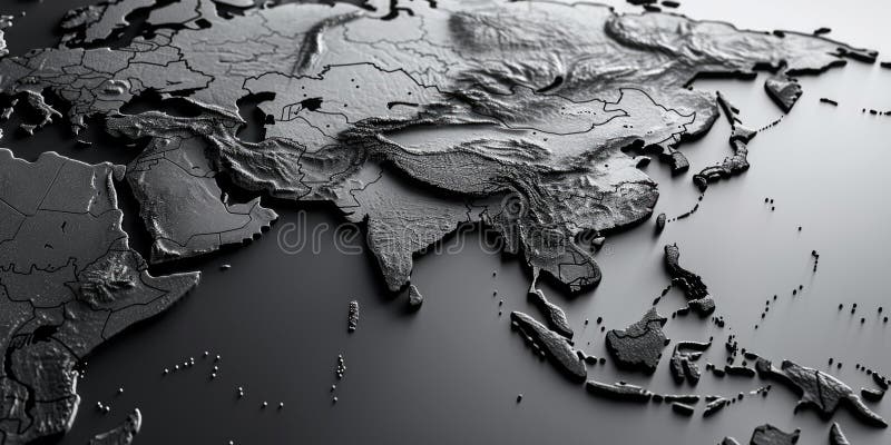 Detailed World Map Suitable for Various Projects Stock Photo - Image of ...