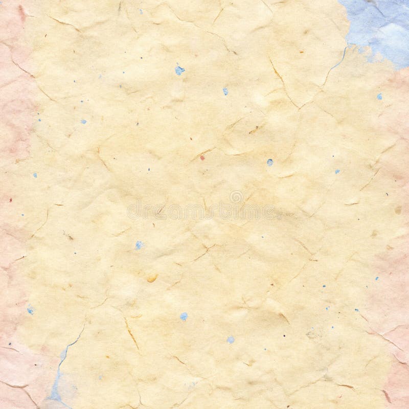 Detailed Worn-Out Paper Background Texture in Classic Aged Paper Color ...