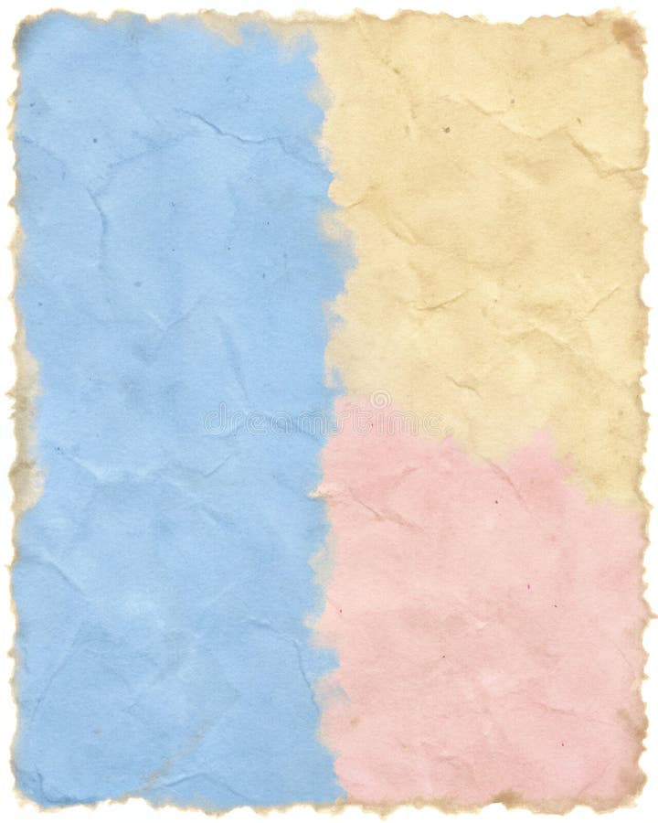 Detailed Worn-Out Paper Background Texture in Classic Aged Paper Color ...