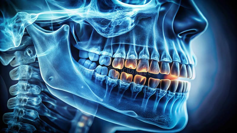 Detailed XRay Visualization of the Human Jaw and Teeth a Comprehensive ...