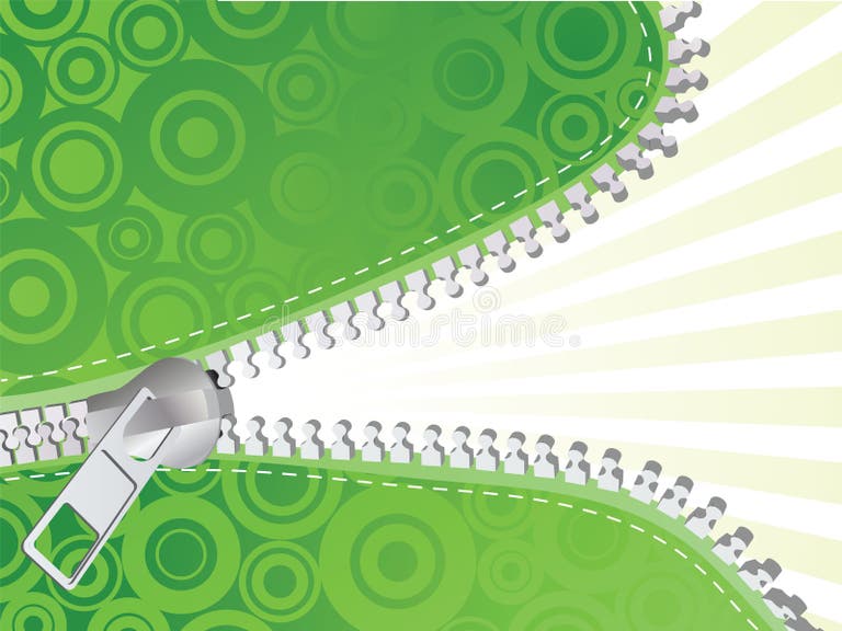 Detailed zipper stock vector. Illustration of beam, unbuttoned - 6601907