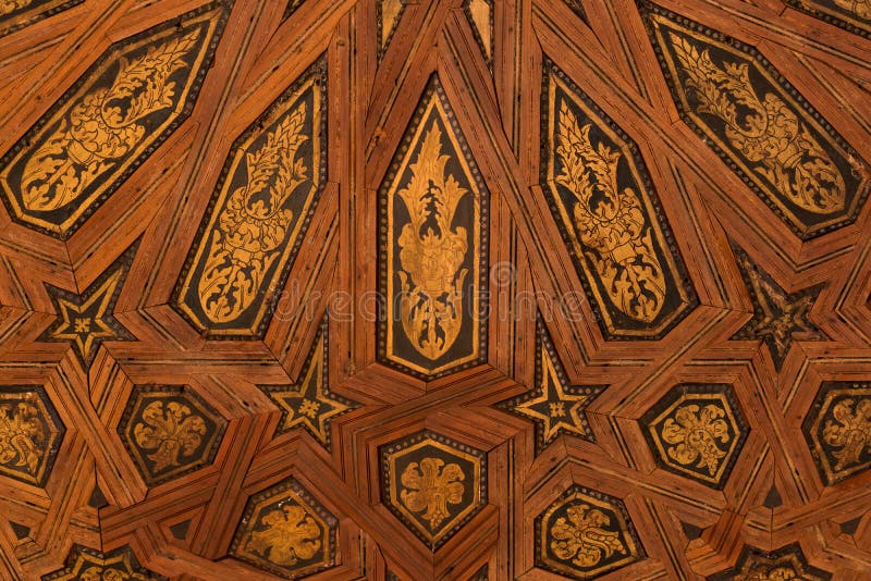 Patterns of Alhambra stock image. Image of architecture - 103313525