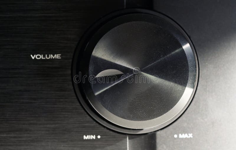 Amplifier Volume Knob stock image. Image of tune, music - 171012679