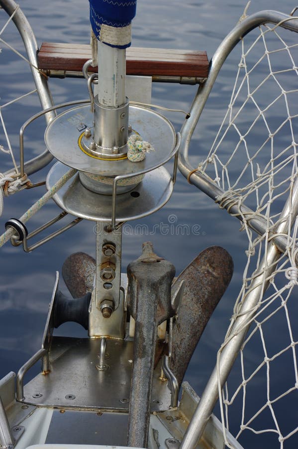Details of anchor on ship stock photo. Image of craft - 6596738