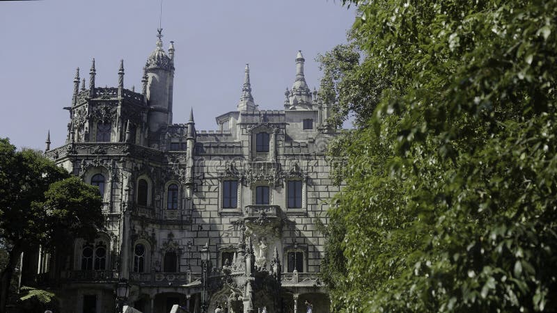 Details of an Ancient Castle. Action. Beautiful Medieval Architecture ...