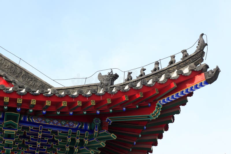 Details of Ancient Chinese Architecture Stock Photo - Image of wood ...