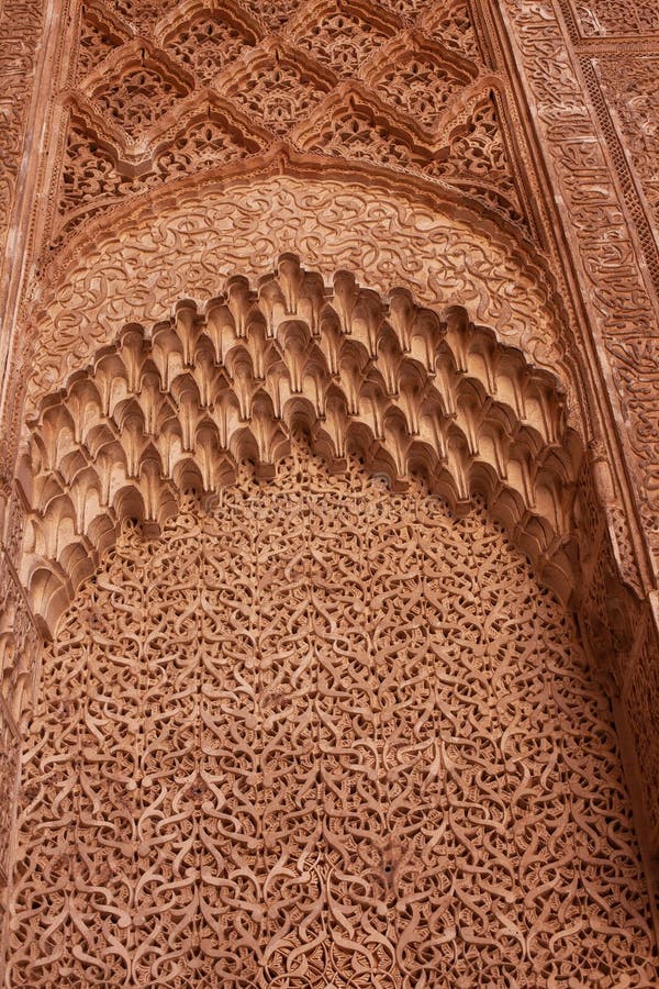 Details of the Ancient Moroccan Architecture Editorial Stock Image ...