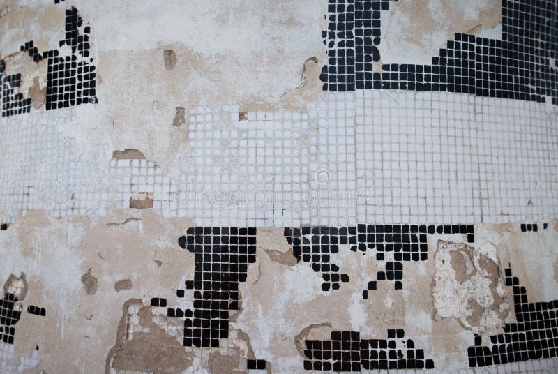 Details of an Ancient Roman Ceramic Mosaic Stock Image - Image of angle ...