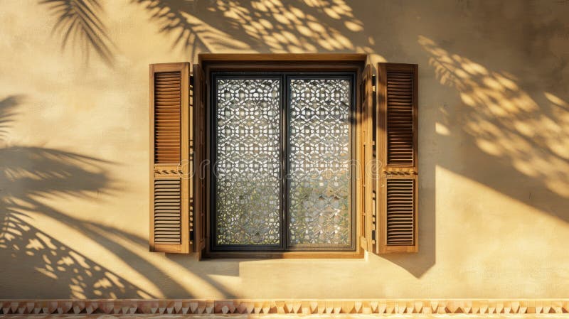 Arabic Style Open Window stock image. Image of open - 308448571