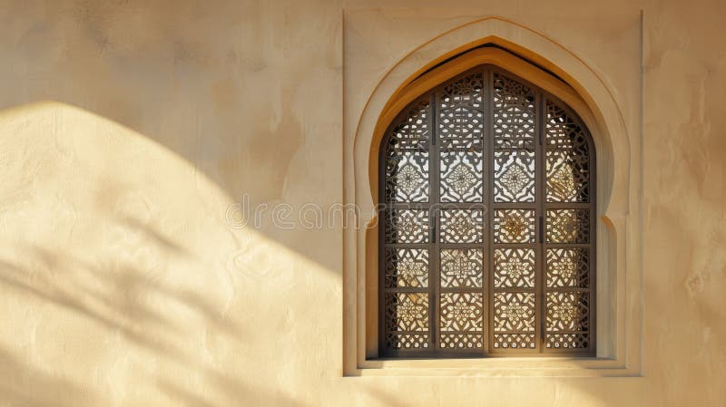 Arabic Style Open Window stock image. Image of window - 309696125