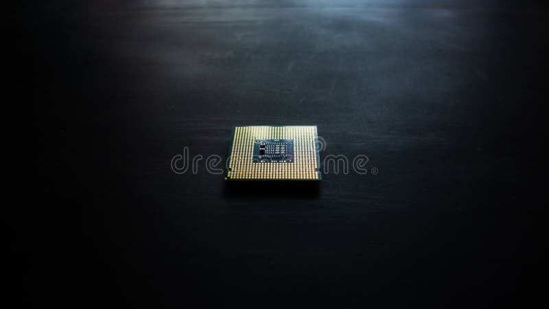 Details on the Back of the Processor Stock Image - Image of poster ...