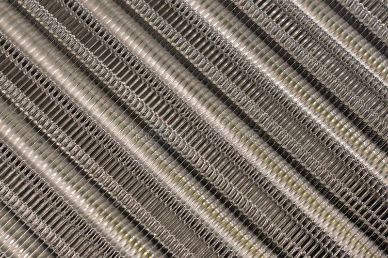 Details of the Car Engine Radiator. Stock Photo - Image of plate, color ...