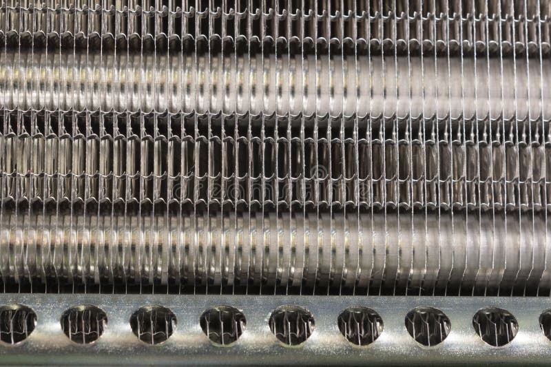 Details of the Car Engine Radiator. Stock Image - Image of color ...