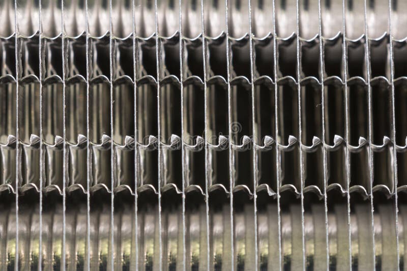 Details of the Car Engine Radiator. Stock Image - Image of radiator ...