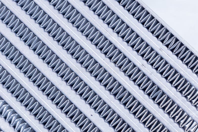 Details of the Car Engine Radiator Stock Image - Image of industrial ...