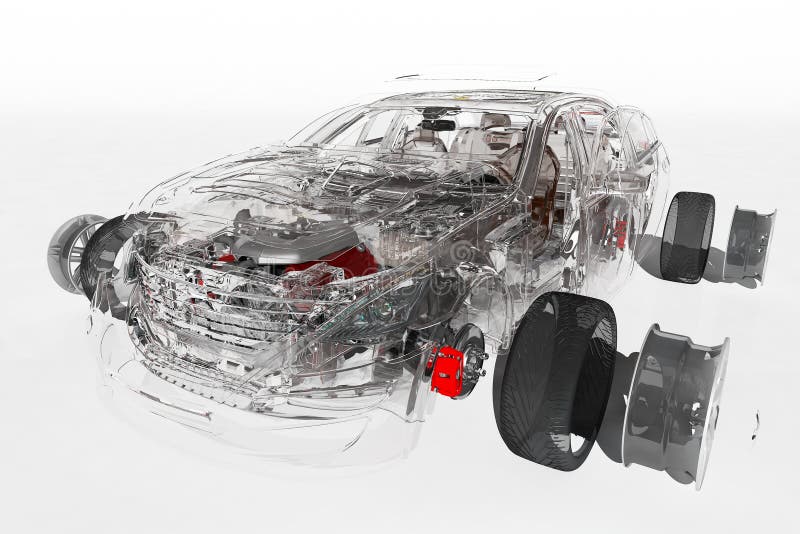 Details of the car stock illustration. Illustration of symbol - 166460198