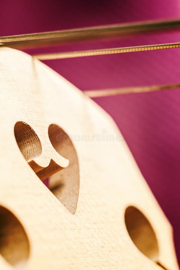 Cello Bridge Abstract stock photo. Image of closeup - 119888472