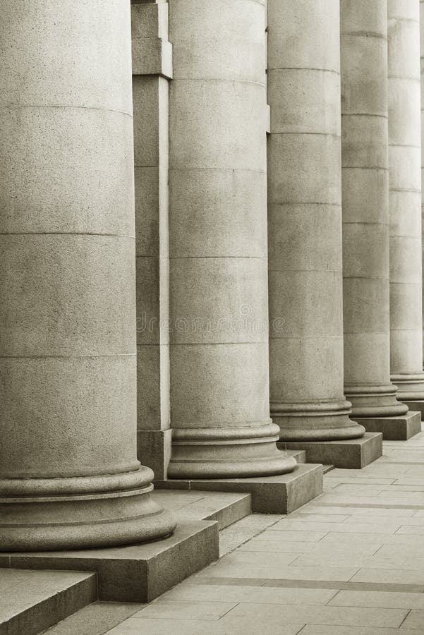 Classical column stock image. Image of architectural - 164209775