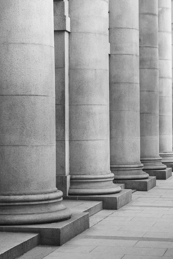Classical Column of Historical Architecture Stock Photo - Image of ...