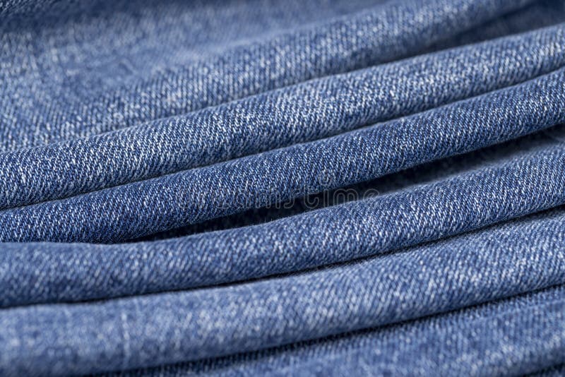 Details of Clothes Made of Blue Denim Soft Fabric Stock Photo - Image ...