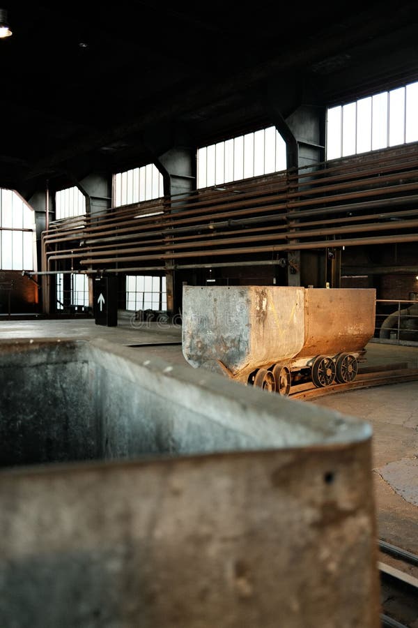 Details of a Coal Lorry in the Sunset, Mine, Ruhr Area, Germany Stock ...