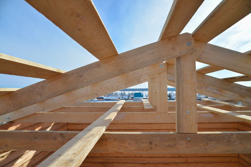 Details of Construction Wooden Roof, Roofing Timber Structure System ...