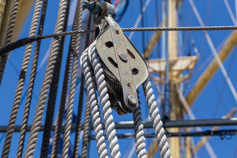 Details Equipment of Ship on Deck Stock Photo - Image of sailor, ship ...