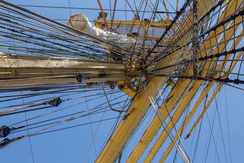 Details Equipment of Ship on Deck Stock Image - Image of closeup ...