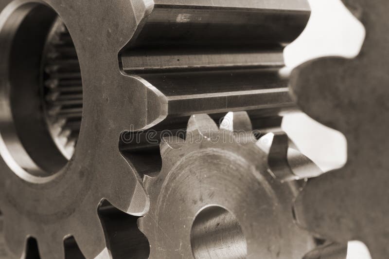 Details of Gears Connecting Stock Image - Image of force, conceptual ...